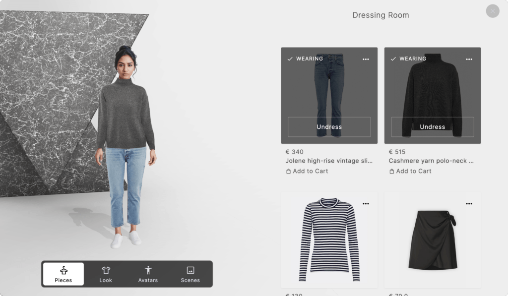 Virtual Try-On for Online Shops - Reactive Reality