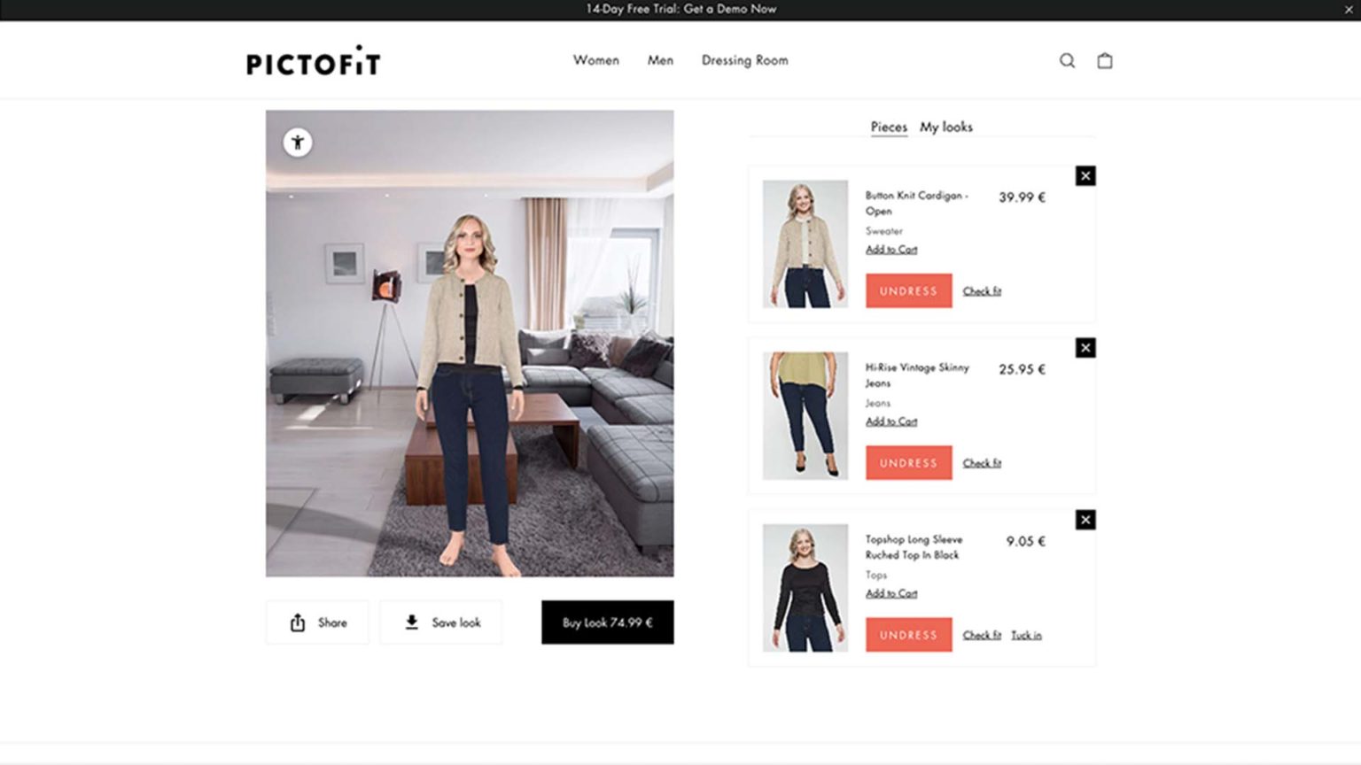 PICTOFiT Shopify Virtual Try-On - Reactive Reality